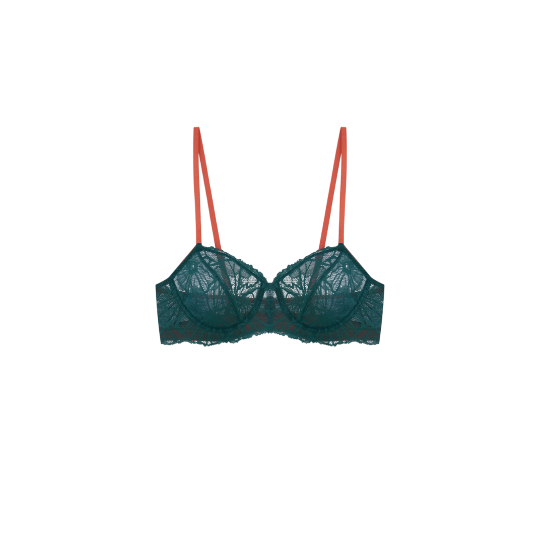 GAIA GRAPHIC LACE UNDERWIRE BRA – Nueve Los Angeles